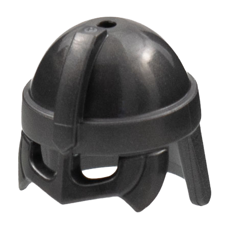 Minifigure, Headgear Helmet with Cheek Guard and Neck Protector ...