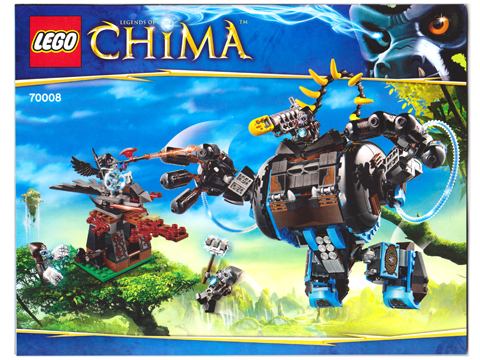Instructions for Set 70008 Gorzan's Gorilla Striker – Bricker King