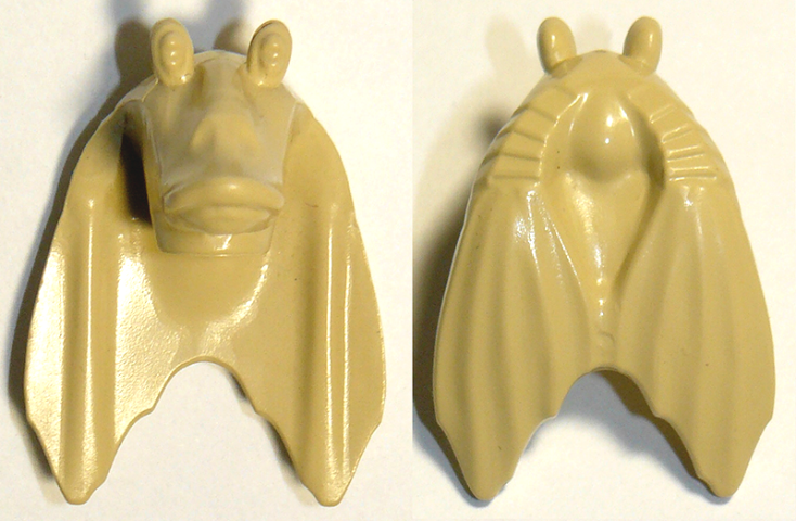 Minifigure, Head, Modified SW Gungan Split Eyes Plain – Bricker King