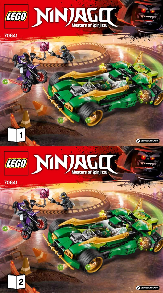 Instructions for Set 70641 Ninja Nightcrawler – Bricker King