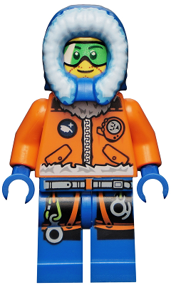 Arctic Explorer, Male with Green Goggles – Bricker King
