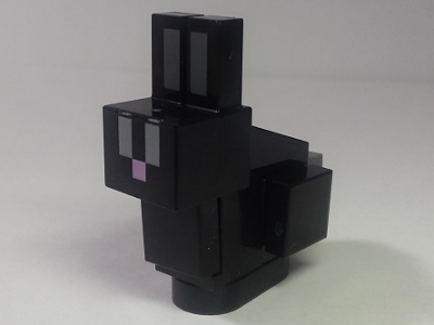Minecraft Bunny / Rabbit with Light Bluish Gray Eyes, Brick Built ...