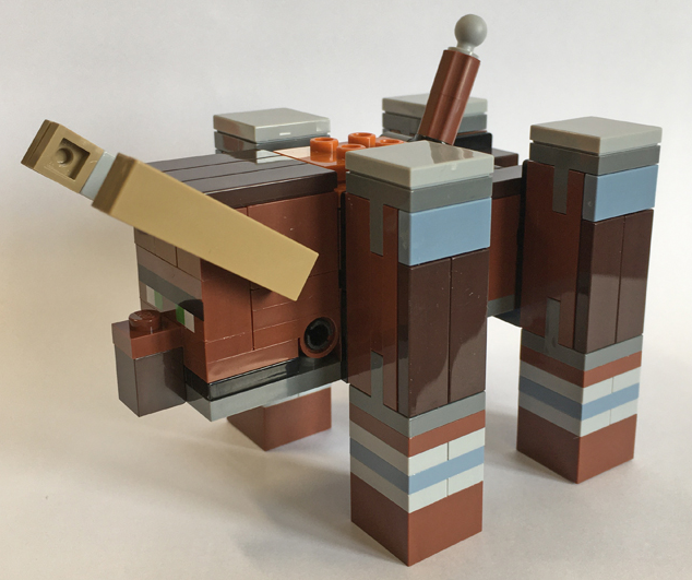 Minecraft Ravager, Brick Built – Bricker King
